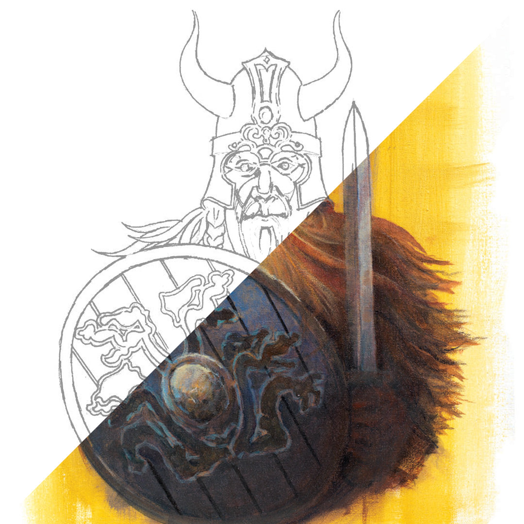 Viking | Ensemble de peinture acrylique 24 pièces – Castle Arts